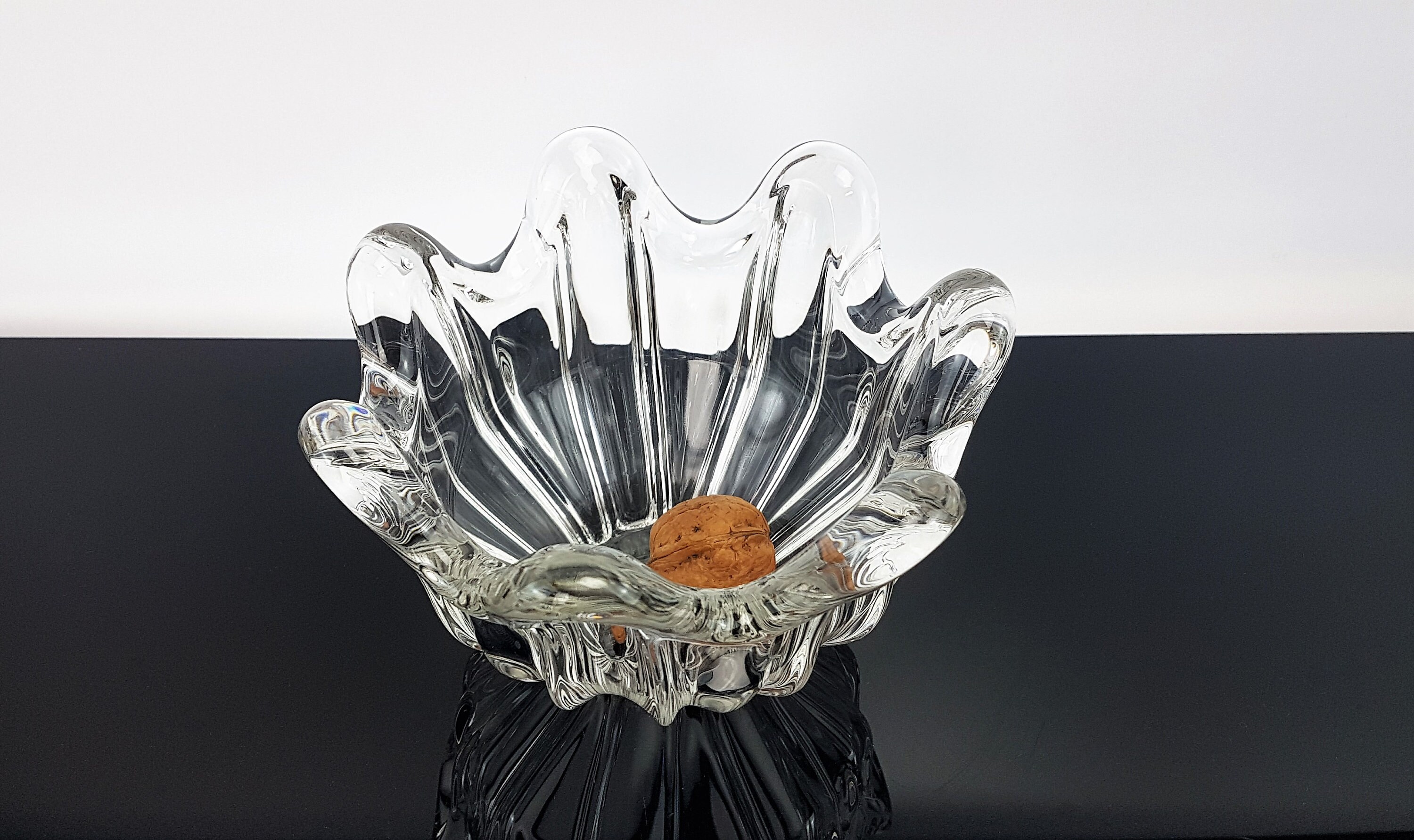 Vintage Crystal Bowl Noble Fruit Bowl Confectionery Bowl Decoration ...