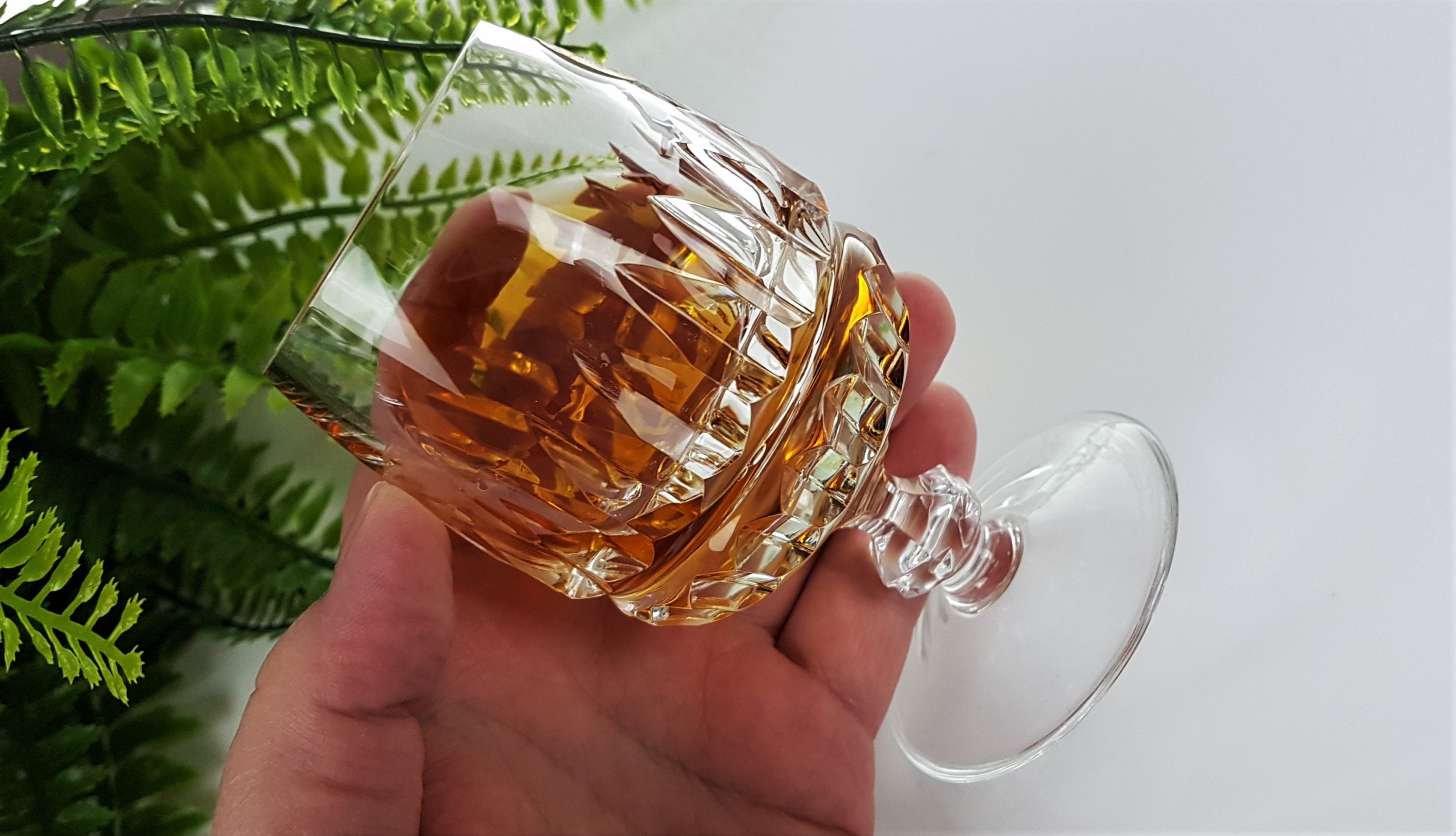 2 Noble Crystal Cognac / Brandy Glasses by Zwiesel Rockabilly Lead ...