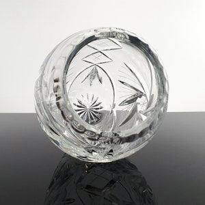 Large and Heavy Vase / Flower Vase Made of Crystal Glass Made in Poland ...