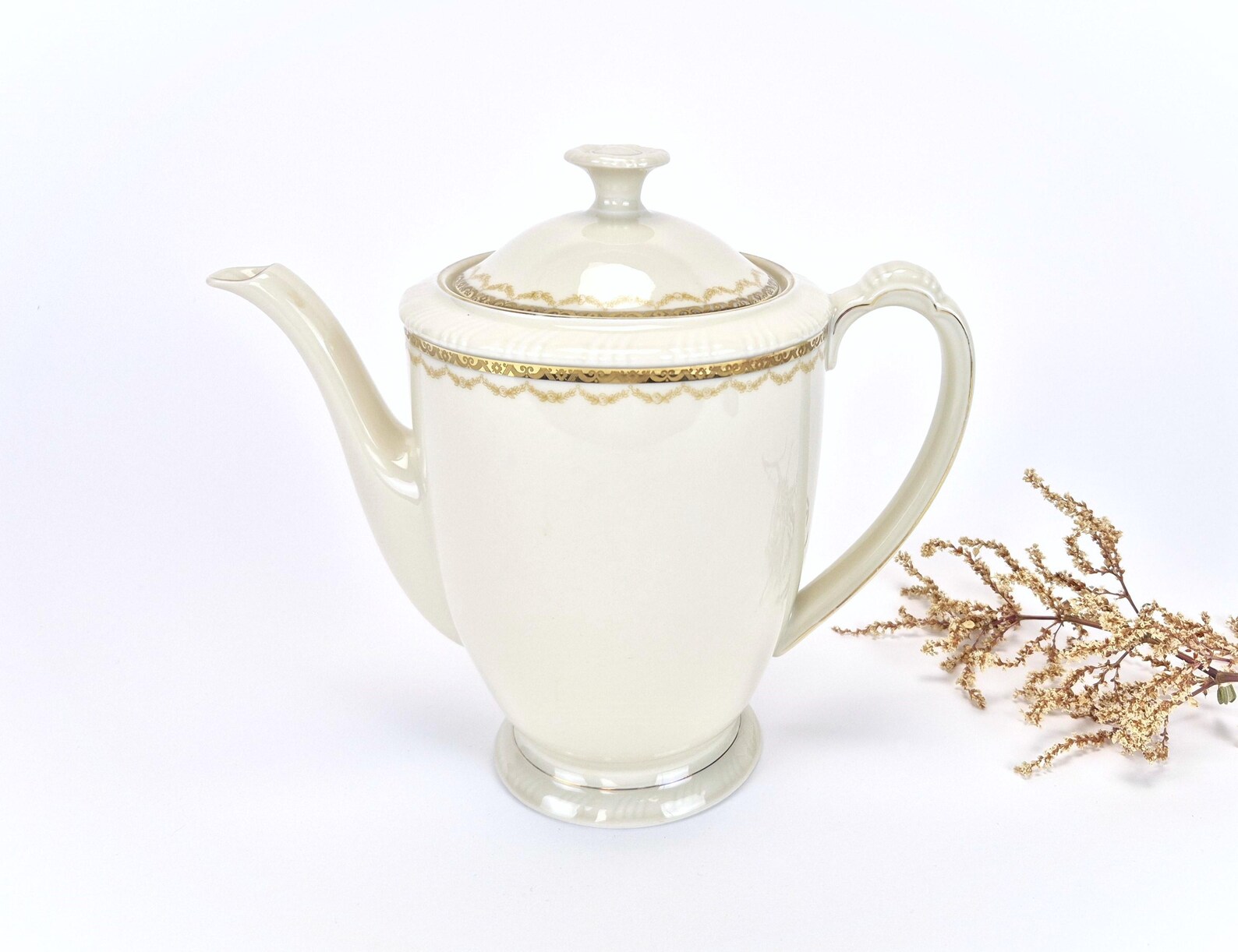 Noble Art Deco Coffee Pot Made of Porcelain by Altschönwald Teapot - Etsy