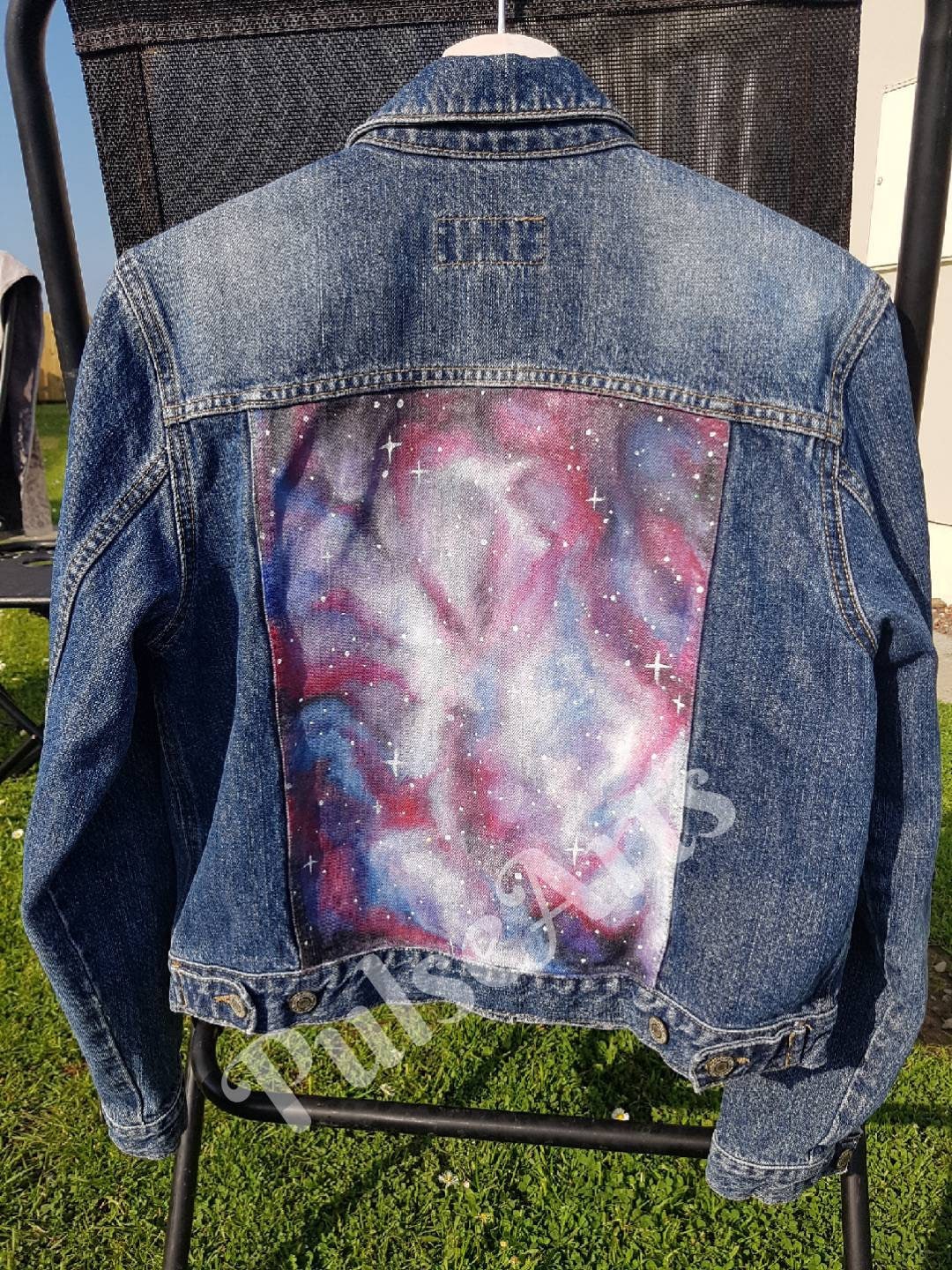 Hand painted Denim Jacket Custom painted jacket Woman's | Etsy