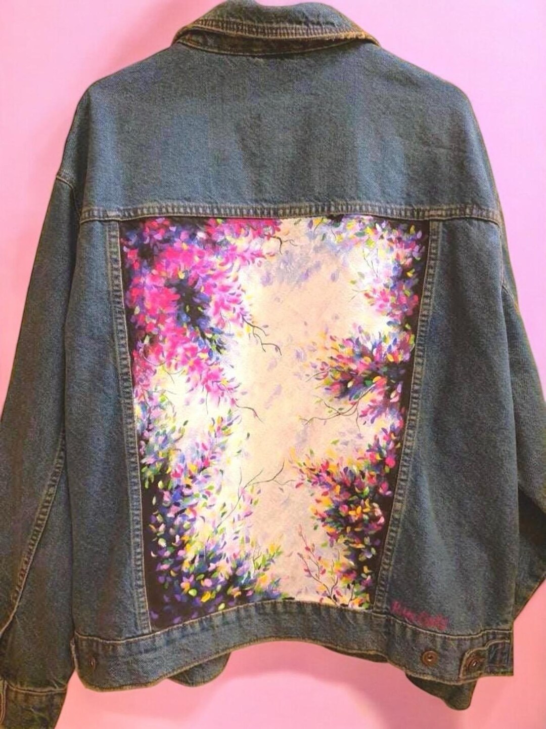 Artwork Jacket Personalised Clothes Jacket Painted Jacket With Nature ...