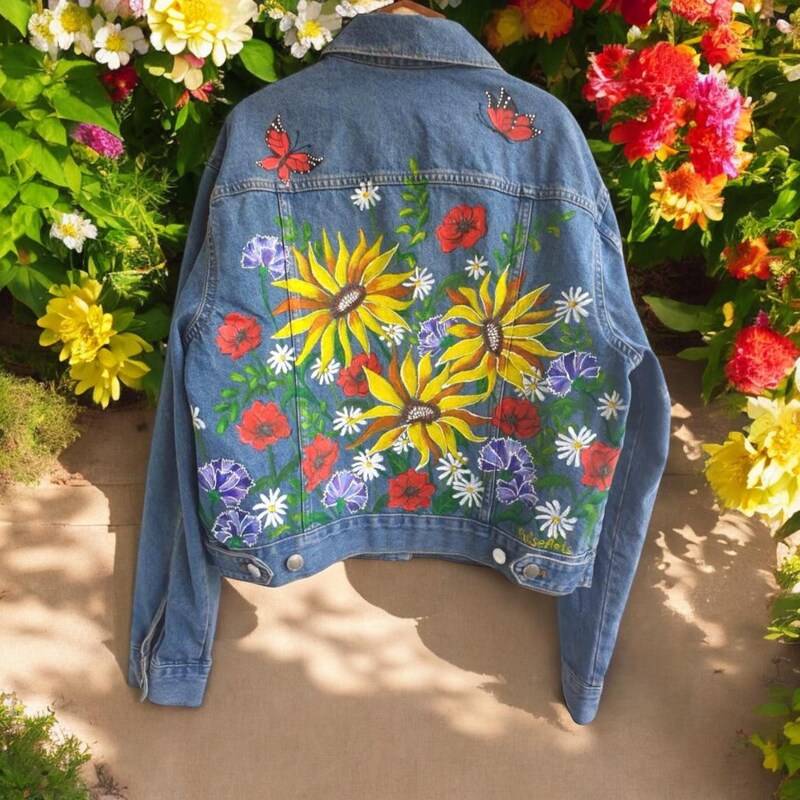 Painted Jackets - Etsy