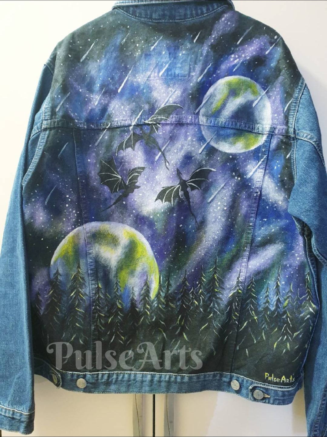 Customized Jacket, Starry Night Jacket, GOT, Dragons of Game of the ...