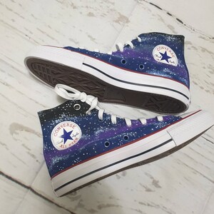 Custom Painted Trainers Converse Movie Characters Cartoons Music Band ...