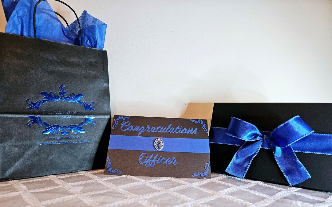 Police Officer Congratulations Card With Borders - Etsy