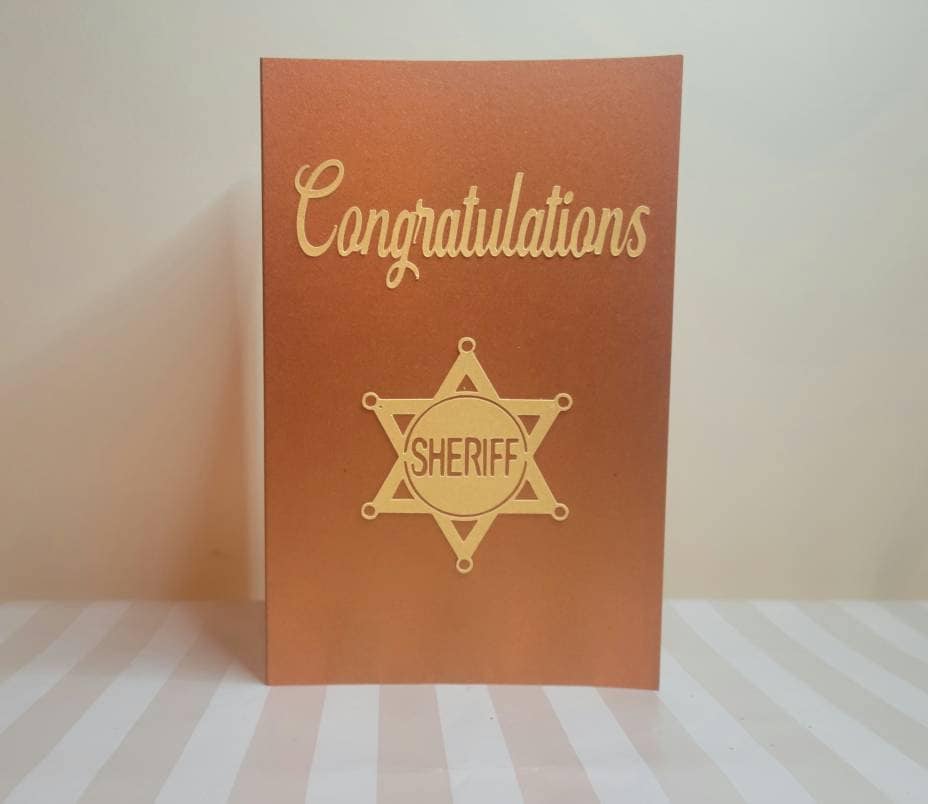 Congratulations Sheriff