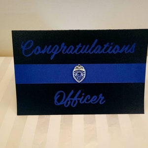 Police Officer Congratulations Card - Etsy