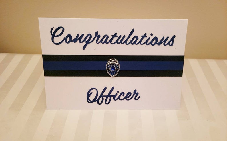 Police Officer Congratulations Card - Etsy