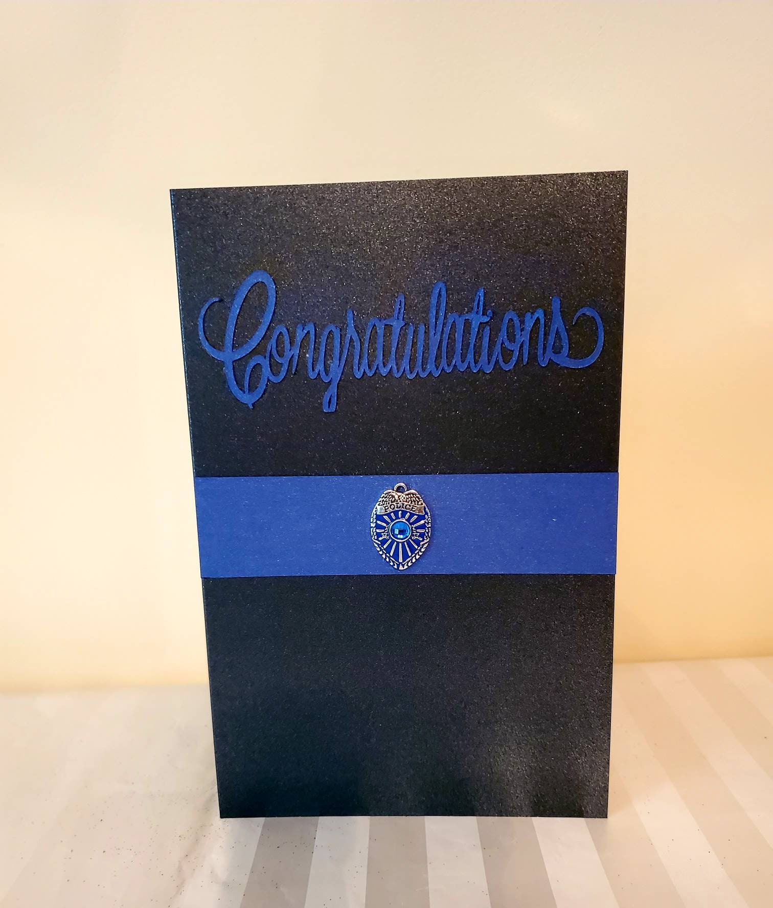 Congratulations Law Enforcement Card