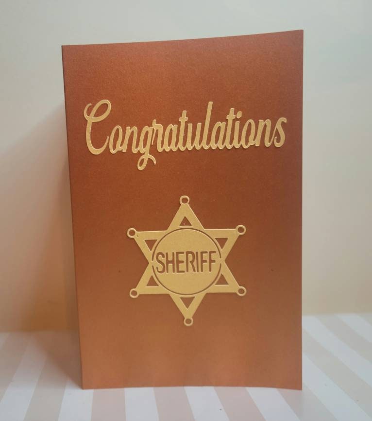 Congratulations Sheriff