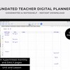 Teacher Planner Goodnotes Undated, Digital Lesson Planner for Ipad ...