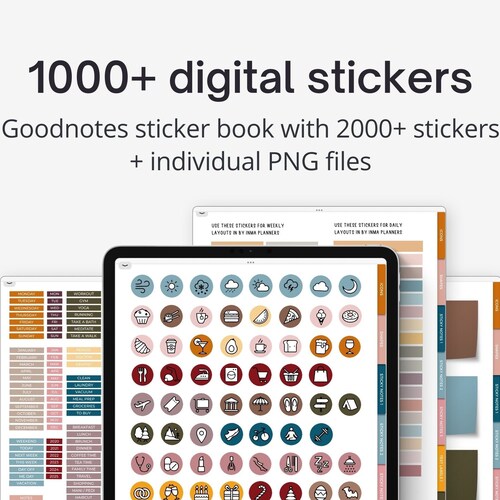 Digital Sticker Album for Goodnotes Notability and Noteshelf. - Etsy