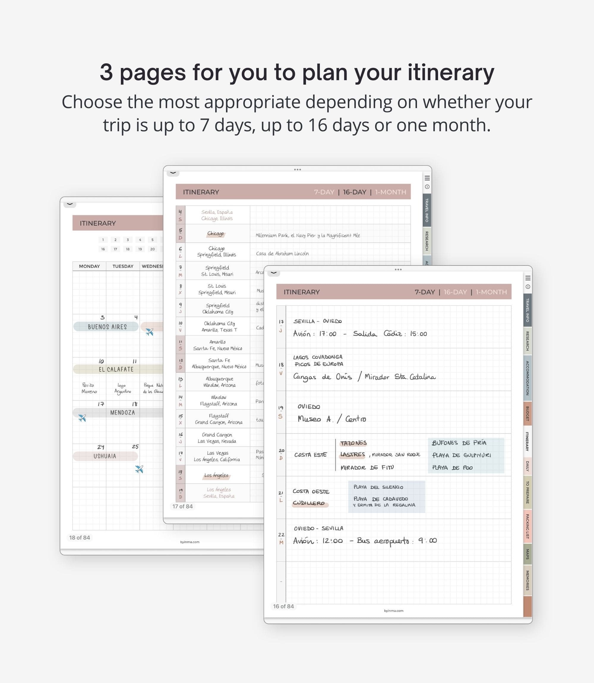 Digital Travel Journal Goodnotes, Digital Travel Planner Organizer for ...