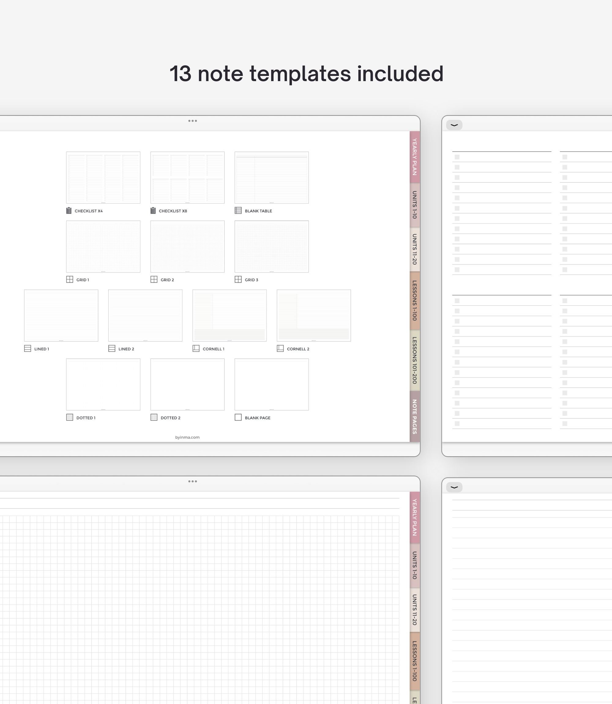 Digital Lesson Plan Book, Daily Lesson Planner UNDATED, Digital Unit ...