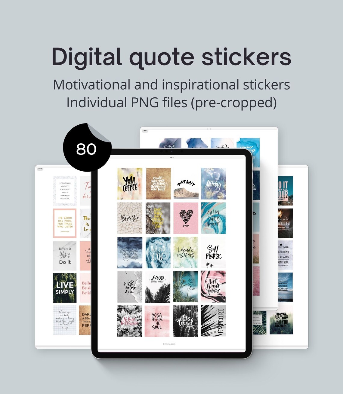 Digital Stickers for Goodnotes Quote Stickers for Notability - Etsy