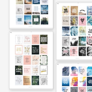 Digital Stickers for Goodnotes, Quote Stickers for Notability and ...