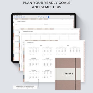 Teacher Planner Goodnotes Undated, Digital Lesson Planner for Ipad ...