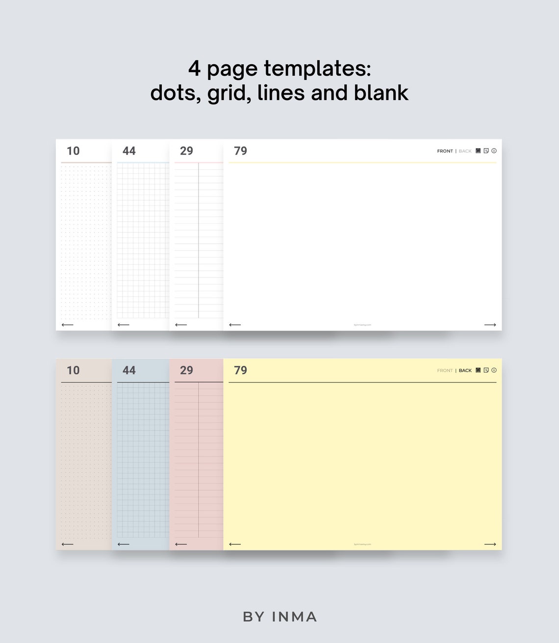 Digital Flash Cards for Goodnotes With Study Digital Stickers - Etsy