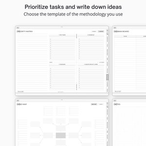Digital Project Planner Goodnotes PDF, Digital Work Planner for Ipad ...
