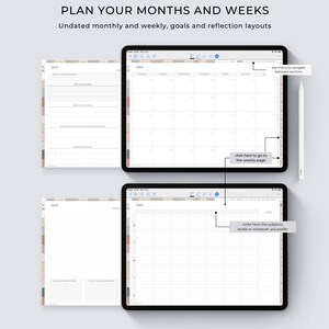 Teacher planner Goodnotes undated Digital lesson planner for | Etsy