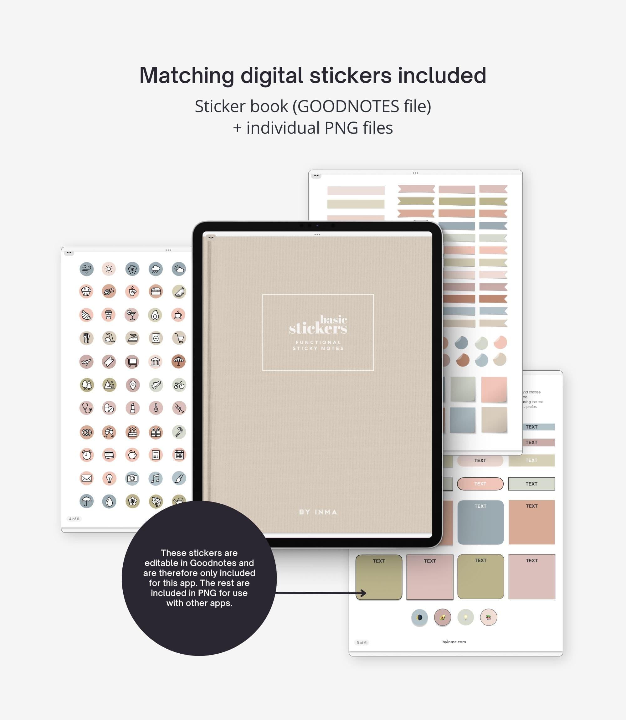 Goodnotes Planner 2025-2026, Digital Planner for Ipad, Mid-year Planner ...