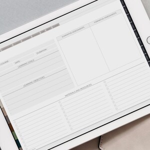 Teacher Planner Goodnotes Undated, Digital Lesson Planner for Men. Use ...