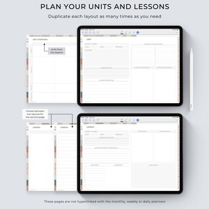 Teacher Planner Goodnotes Undated, Digital Lesson Planner for Ipad ...