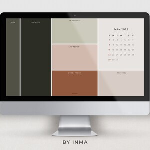 Desktop Wallpaper Organizer for Work With Calendar 2024, Desktop ...