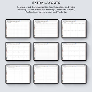 Teacher Planner Goodnotes Undated, Digital Lesson Planner for Ipad ...