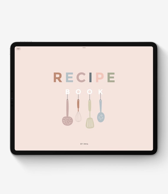 Digital Recipe Journal Goodnotes Recipe Book for Ipad - Etsy