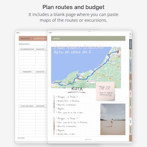 Digital Travel Journal Goodnotes, Digital Travel Planner Organizer for ...