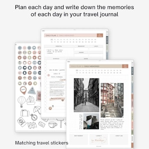 Digital Travel Journal Goodnotes, Digital Travel Planner Organizer for ...