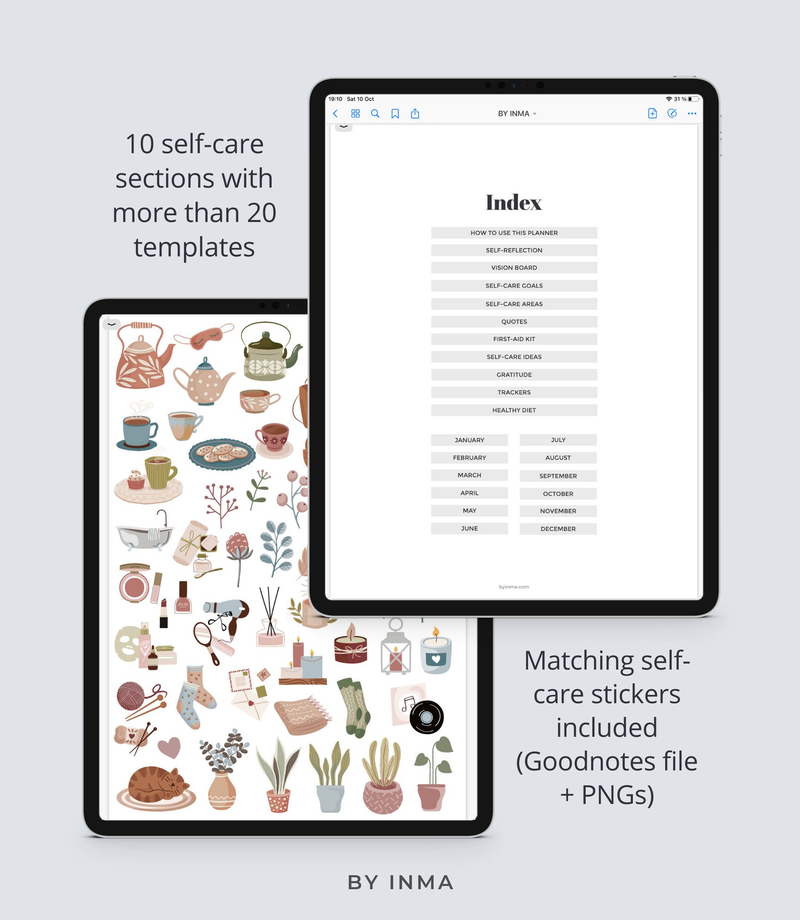 Self Care Journal Digital Daily Check in Journal Self Care - Etsy
