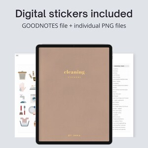 Digital Cleaning Planner Goodnotes, Cleaning Checklist by Task ...