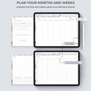 Teacher Planner Goodnotes Undated, Digital Lesson Planner for Ipad ...