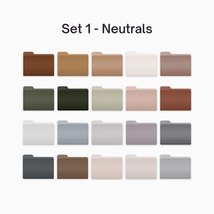 Desktop Folder Icons Mac and Windows. Matching With Wallpaper ...