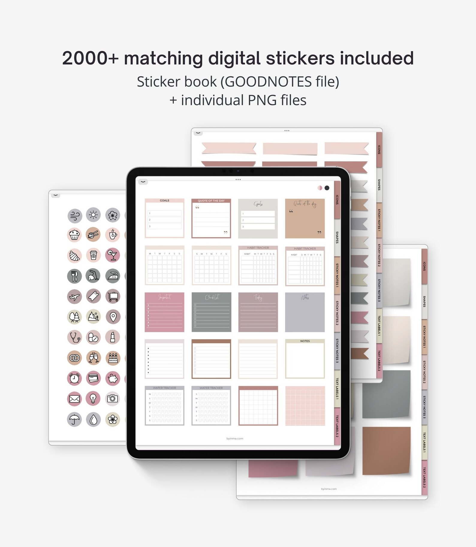 Digital Planner Goodnotes UNDATED Daily and Weekly Planner - Etsy