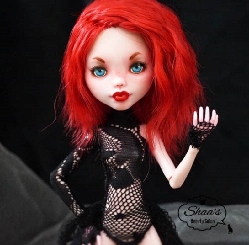OOAK Monster High Doll Draculaura /repaint & Costume - Etsy