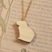 Capybara Necklace Capybara Pendant Wooden Capybara Charm Capybara ...