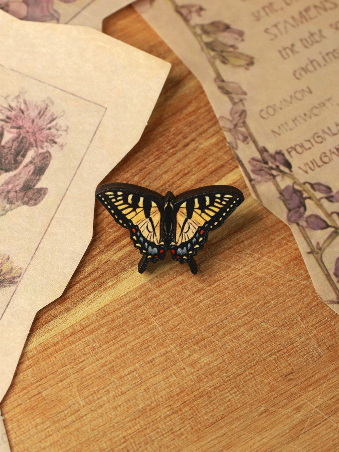 Tiger Swallowtail Butterfly Pin - Tiger Swallowtail Butterfly Brooch ...