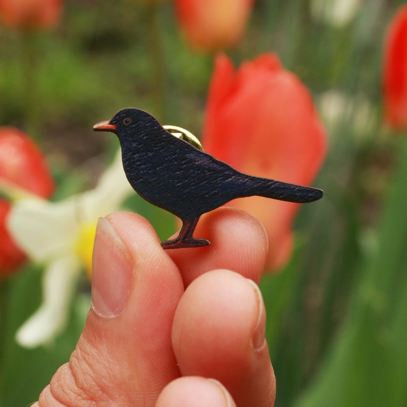 Bird Pin - Etsy