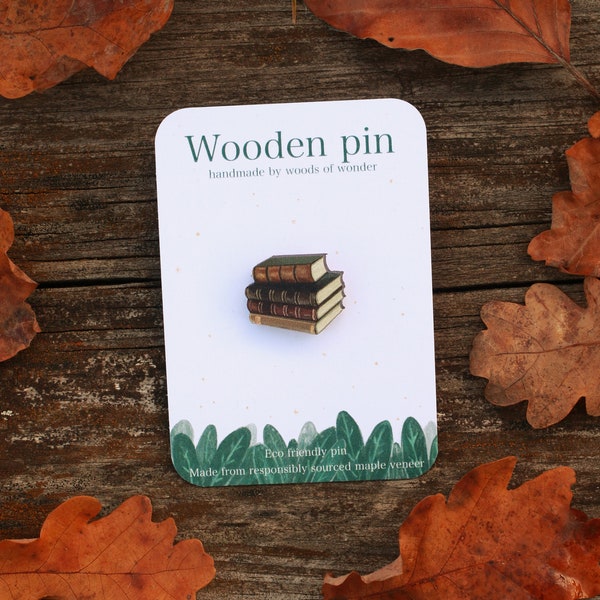 Book Pin - Etsy
