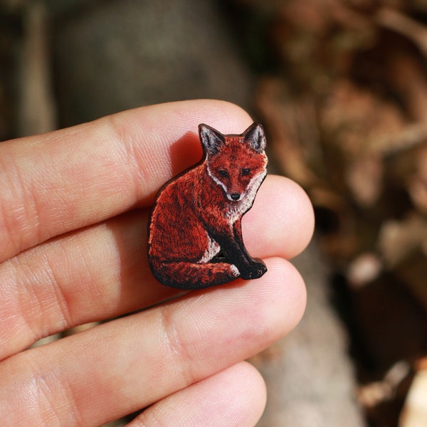 Fox Pin - Etsy