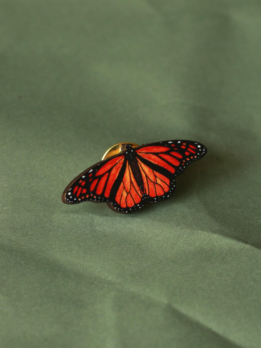 Butterfly Pin - Monarch Butterfly Pin Monarch Butterfly Badge Monarch ...