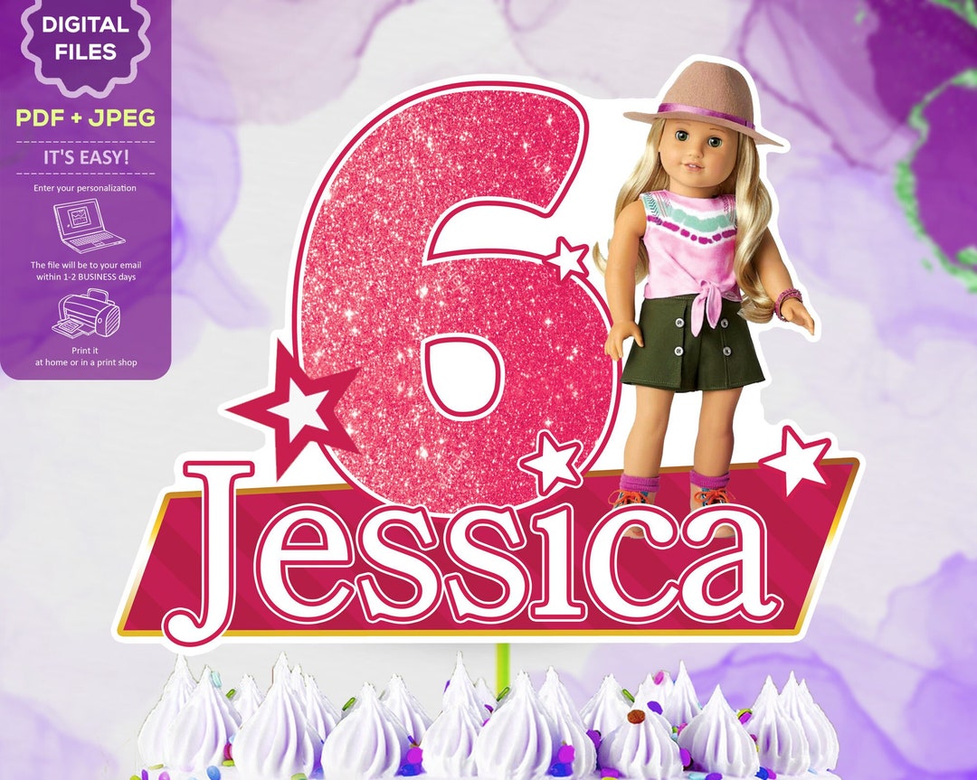 Personalized Cake Topper Printable Cupcake Toppers Cupcake - Etsy