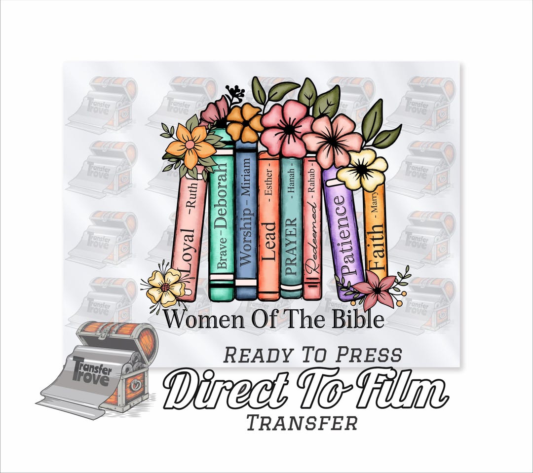 Women of the Bible DTF Transfer for Shirts, Totes, Throw Pillows ...
