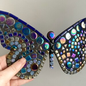 Large Black and Blue Butterfly Mosaic Kit Make Your Own Mosaic DIY ...