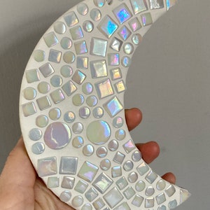 White Moon Mosaic Kit Make Your Own Mosaic DIY Craft Kit Gift Idea - Etsy