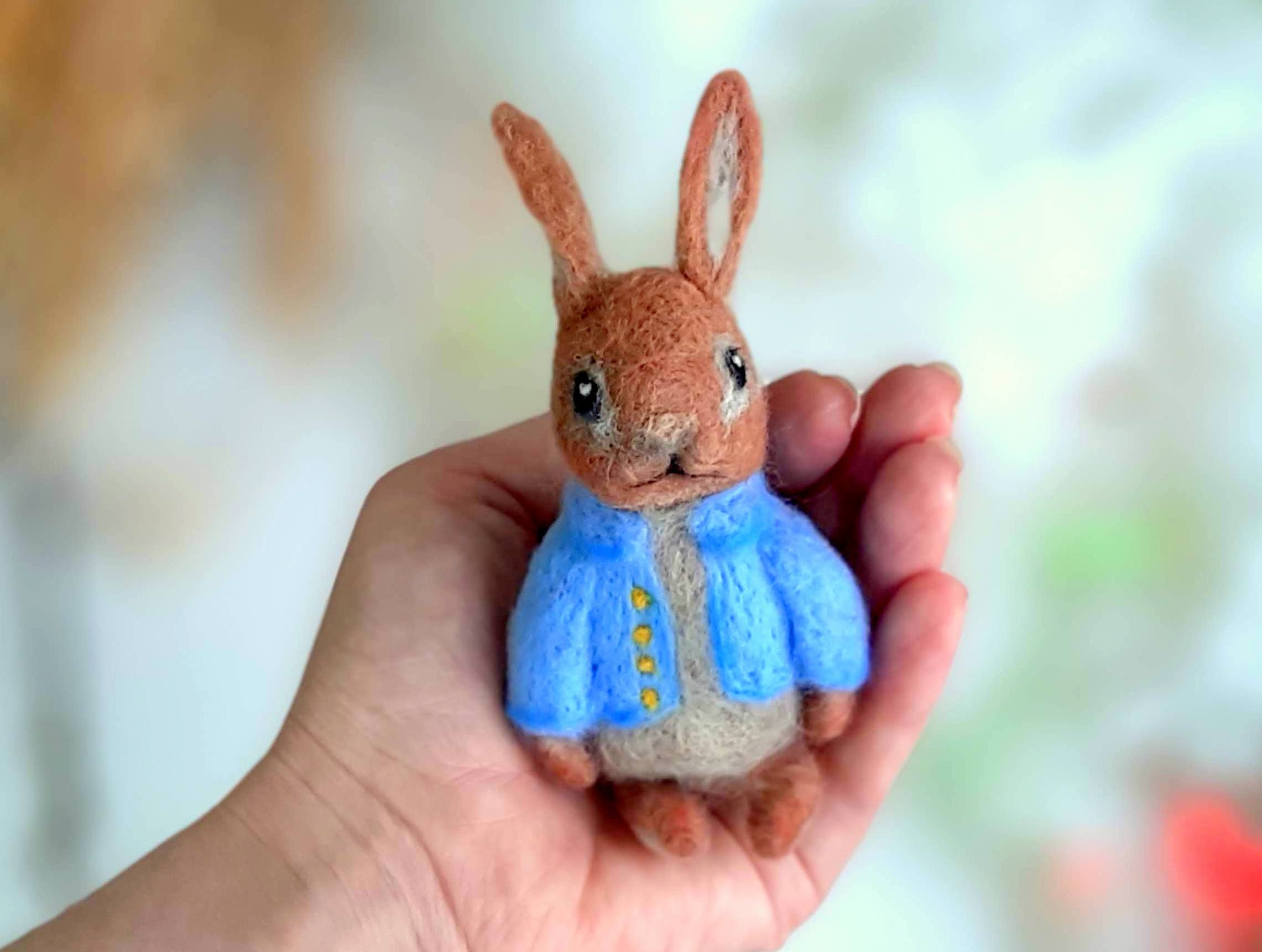 Toys Toys & Games Miniature Toys PETER RABBIT Felt bunny Beatrix Potter ...
